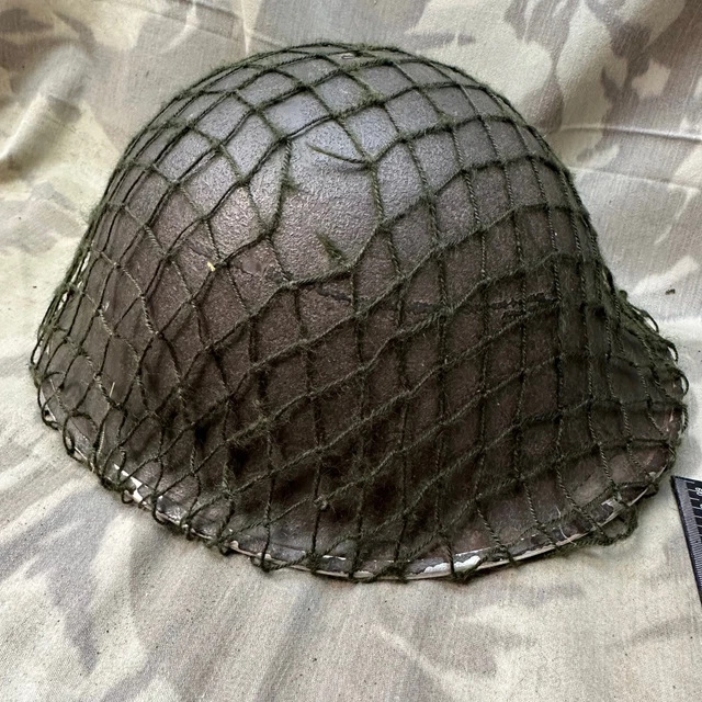 ORIGINAL BRITISH ARMY Mk4 Combat Helmet 1982- Complete with Liner ...