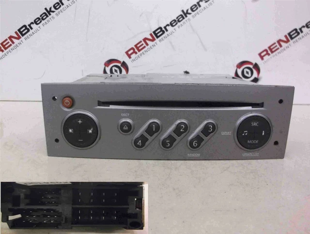 RENAULT MEGANE SCENIC 2003-2009 Cd Player Radio Update List + Code ...