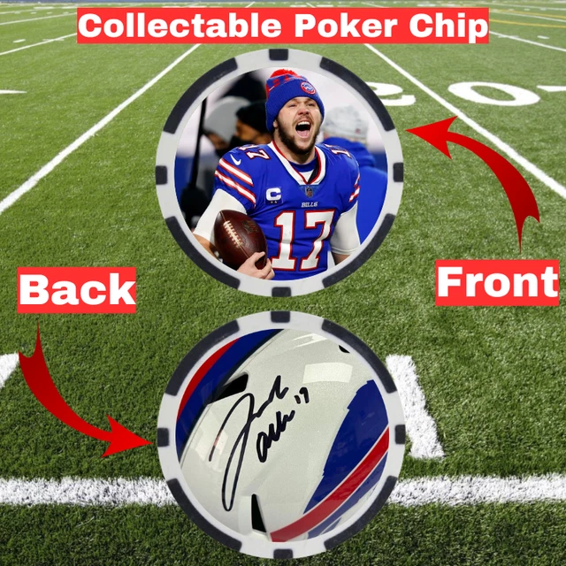 JOSH ALLEN - Buffalo Bills - Jeton de poker Sports Merch - Signé EUR 14 ...