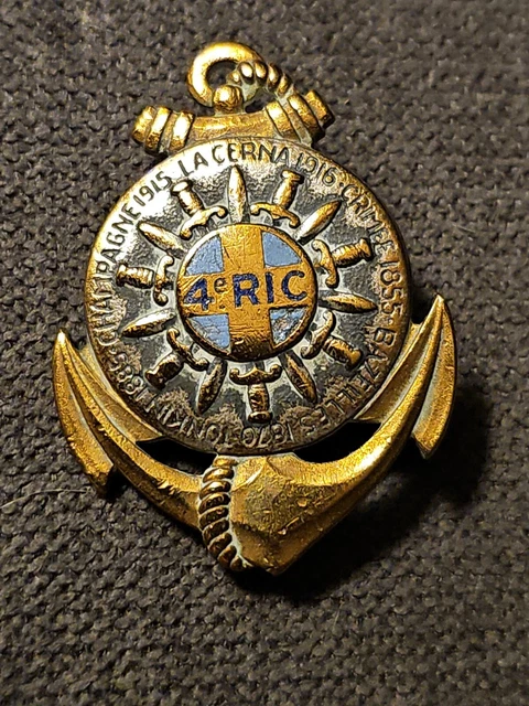 INSIGNE 4° RIC INDOCHINE Régiment Infanterie Coloniale Drago PARIS H 763 EUR 5,00 - PicClick FR