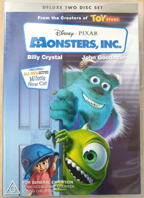 MONSTERS, INC. (DVD, 2001) Disney 2 Disc Ed PIXAR Region 4 - FREE POST ...