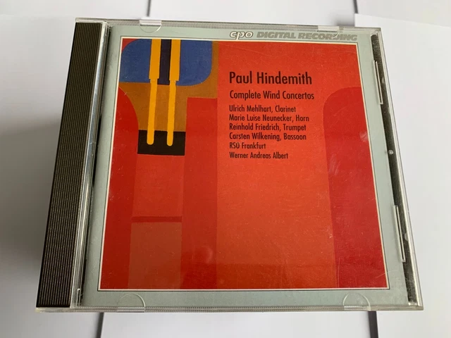 HINDEMITH, PAUL : Hindemith: Complete Wind Concertos CD UNPLAYED MINT ...