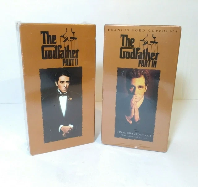 IL PADRINO PARTE Ii & Iii Vhs Nuovo Sigillato EUR 6,56 - PicClick IT