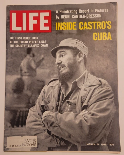 LIFE MAGAZINE MARCH 15 1963-Fidel Castro's Cuba LSD Mescaline Study ...