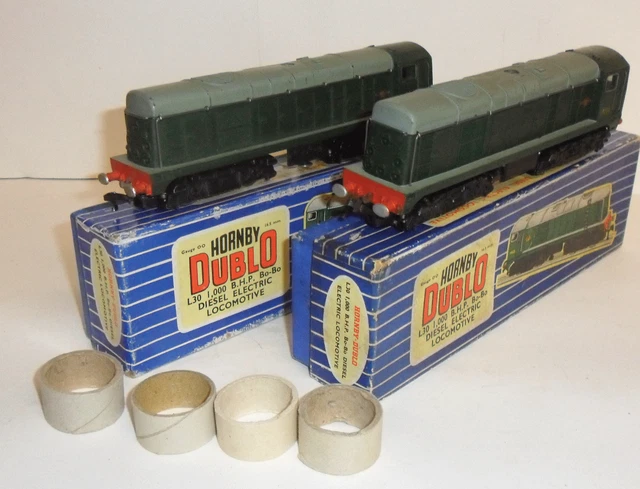 HORNBY DUBLO 3-RAIL L30 Bo-Bo Diesel Locomotives D8000 Boxed X 2 £75.00 ...