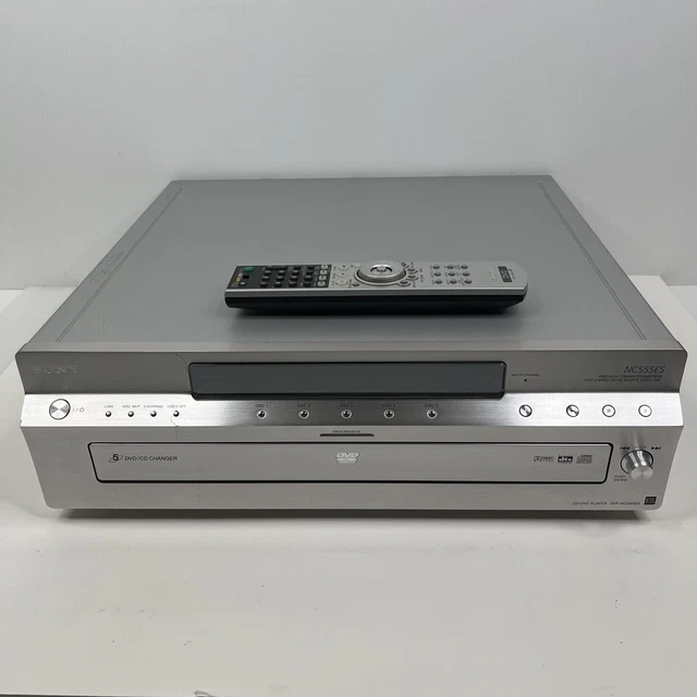 SONY DVP-NC555ES DVD/CD/SACD 5-Disc Changer Player ES Audiophile W/ Remote EUR 213,34 - PicClick DE