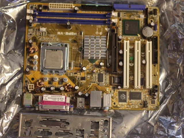 ASUS P5PE-VM SOCKET 775 AGP motherboard + Intel Pentium 4 662 CPU ...