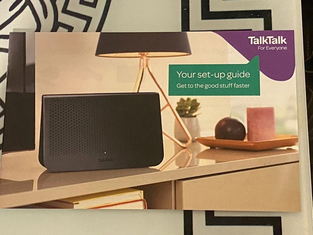 SAGEMCOM FAST 4370 TalkTalk Router & WiFi Hub Dual-Band Wi-FI Fibre ...