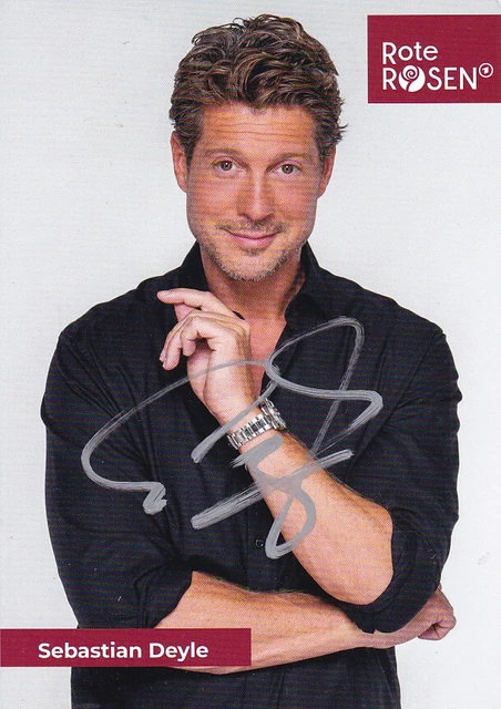 SEBASTIAN DEYLE - dt. Schauspieler, "Rote Rosen", Original-Autogramm ...