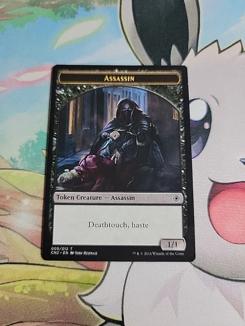 2X MTG MAGIC - Assassin (Token) - Conspiration - Deathtouch, Haste ...