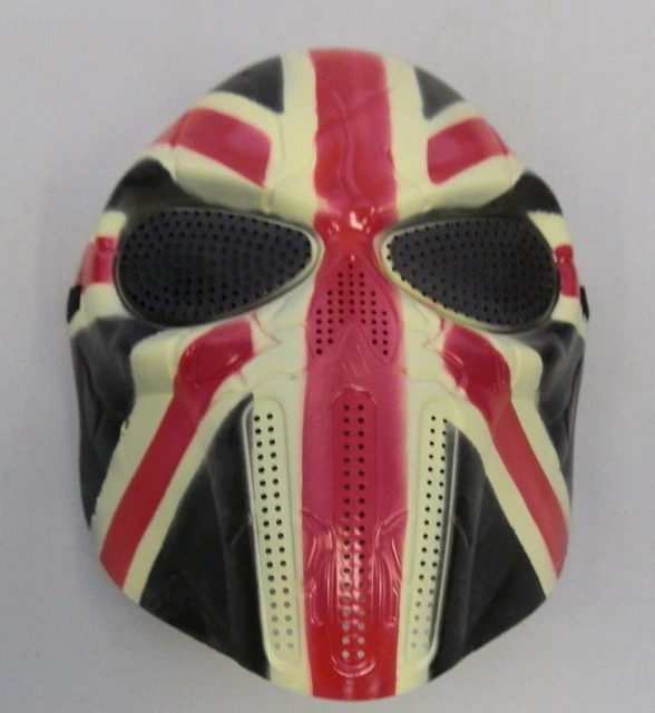 CAPTAIN BRITAIN COSPLAY Mask Marvel New Britain Flag Superheroes Party ...
