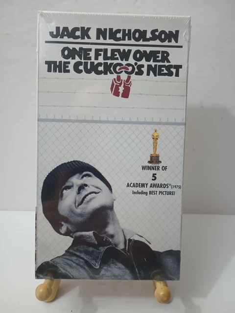 ONE FLEW OVER the Cuckoos Nest 1975 (VHS, 1997) Jack Nicholson Factory ...