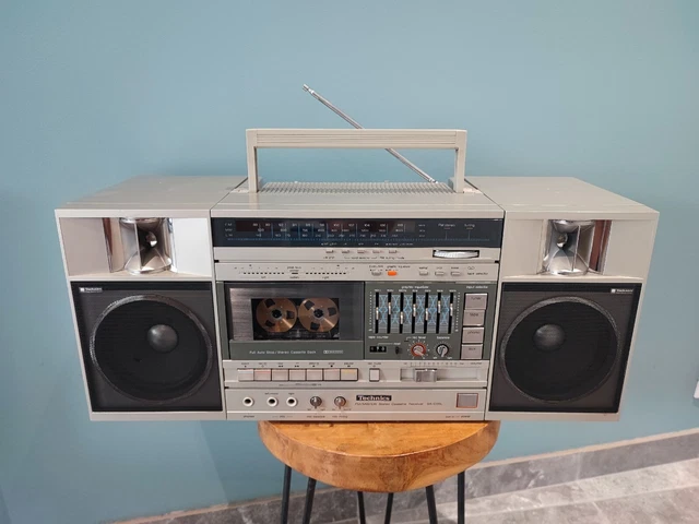 BOOMBOX GHETTOBLASTER TECHNICS Sa-C05L Poste Radio K7 Vintage 1980 EUR ...
