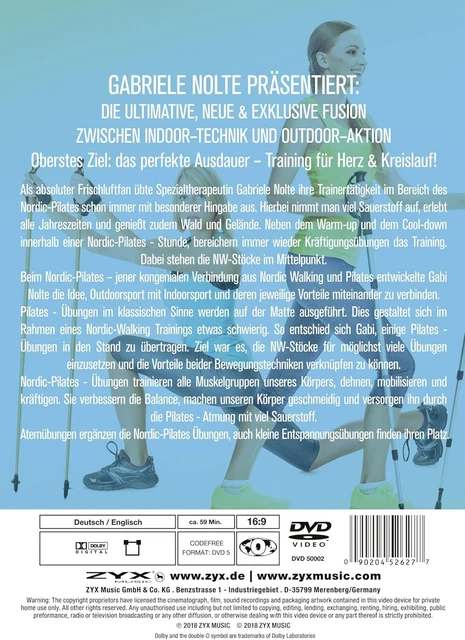 NORDIC PILATES (DVD) Training Für Herz Und Kreislauf £12.91 - PicClick UK