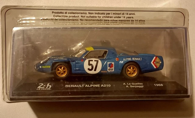 RENAULT ALPINE A210 24h Le Mans 1968 scala 1:43. Sigillata EUR 19,00 - PicClick FR