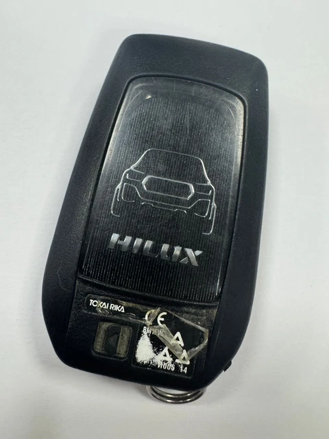 GENUINE TOYOTA HILUX 2 Button Remote Smart Key Fob Tested. Tokai Rika ...