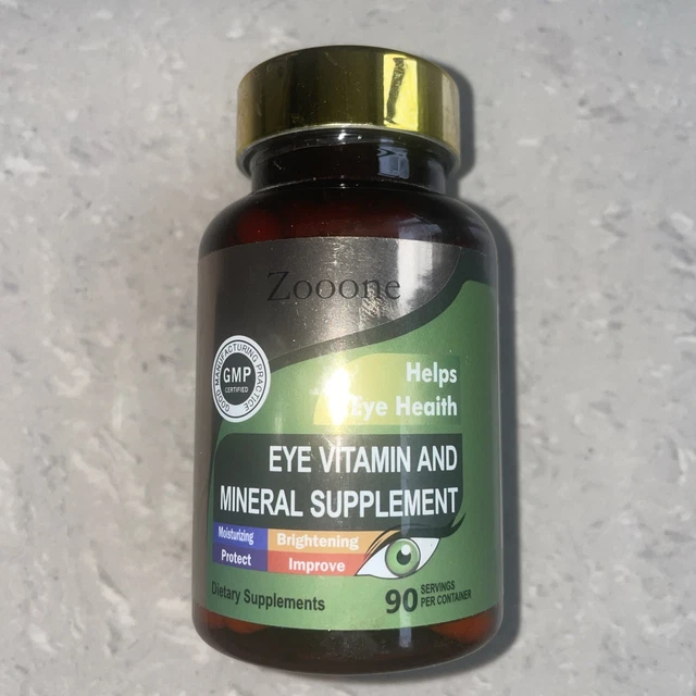 ZOOONE LUTEIN EYE Vitamins Zeaxanthin & Zinc - Support Eye Health, Dry ...