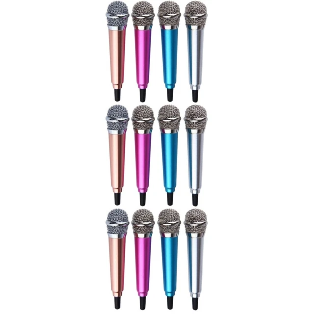 12 PCS STEREO Mic Instrument Microphone Singing Microphone Usb ...