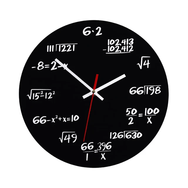 PROFESSEUR DE MATHÉMATIQUES Cadeau Salon Horloge Murale Génie Mécanique ...