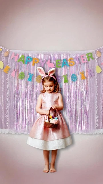 PINK TINSEL CURTAIN Party Backdrop - for Princess, Bachelorette ...