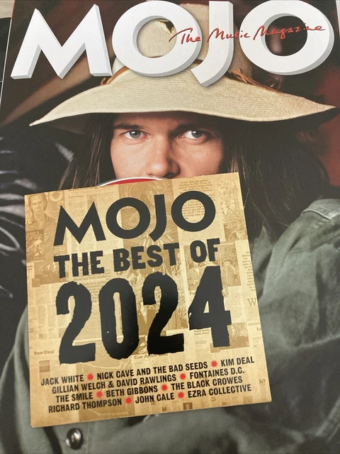 MOJO MAGAZINE JANUARY 2025 + CD Subscription Neil Young The National ...