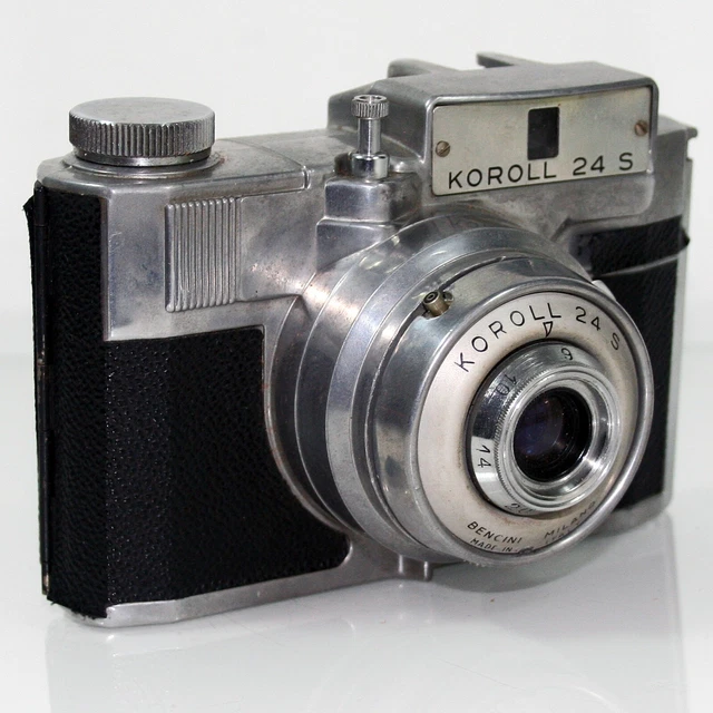 VINTAGE COLLECTORS 1950'S BENCINI KOROLL 24S CAMERA WORKING SHUTTER ...