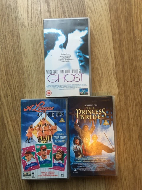 VHS BUNDLE - Ghost, Princess Bride, A League of Their Own £1.20 ...