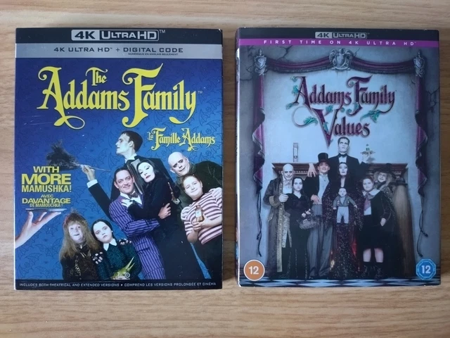 THE ADDAMS FAMILY (1991) + Addams Family Values (1993) 4K UHD ...