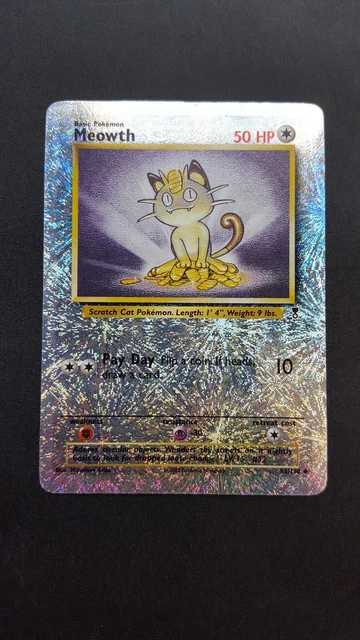 1X CARTE POKEMON Meowth Edition Legendary Collection Reverse LC Foil ...