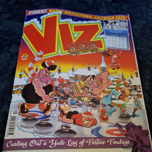 VIZ COMIC MAGAZINE Issue 351 December 2025 Christmas Special & 2026 ...