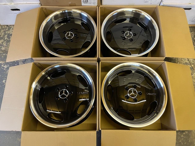 X4 18& STAGGERED AMG WHEELS MERCEDES MONOBLOCK DEEP DISH EURO OZ ...
