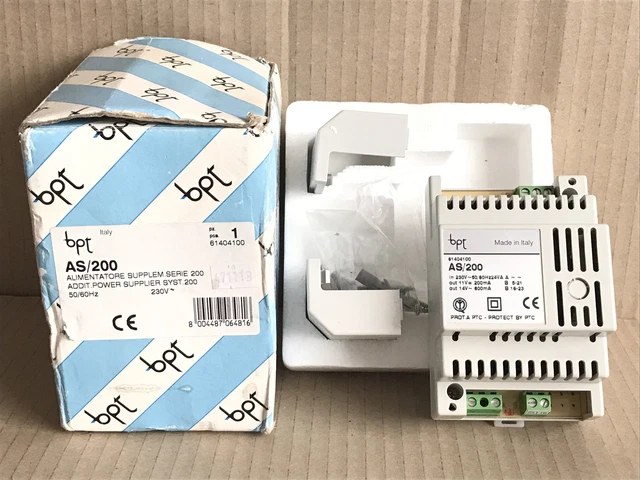 BPT AS/200 POWER Supply - Door Entry PSU AS 200 - Boxed $31.07 - PicClick
