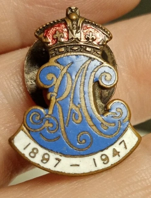 VINTAGE ROYAL AUTOMOBILE Club Rac Pin Badge 50 Years £10.50 - PicClick UK