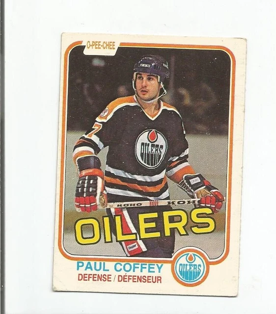 1981-82 PAUL COFFEY O-Pee-Chee Hockey Card #111 Rookie $16.50 - PicClick CA