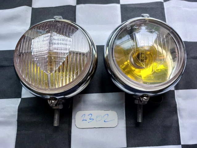 LONGUE PORTÉE + anti brouillard MARCHAL 642 + 640 - Fog + Spot lamp ...