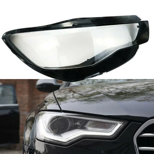 RIGHT SIDE HEADLIGHT Lens Cover Headlamp Lens Shell Fit For Audi A6 C7 ...