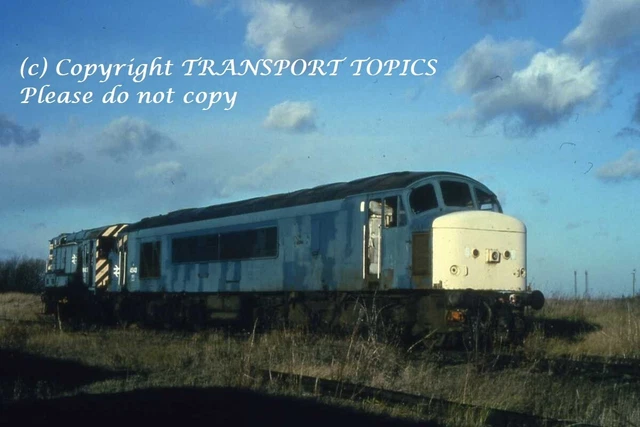 35MM DIESEL RAILWAY SLIDE - CLASS 45 PEAK # 45143 at March Depot ...