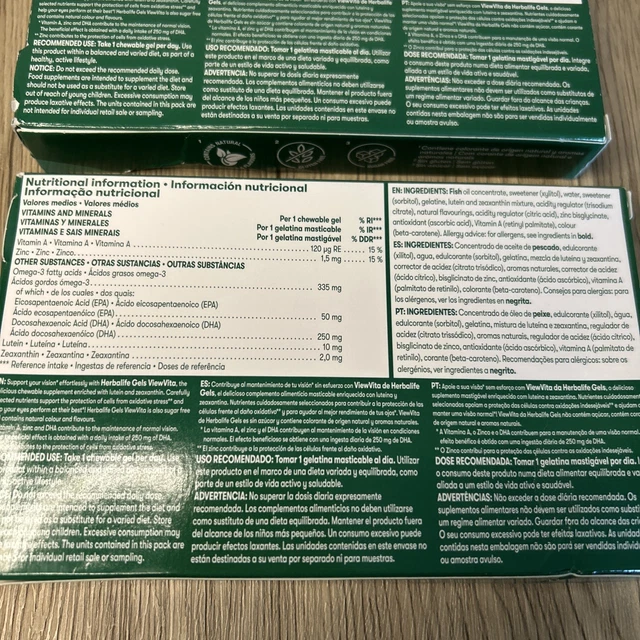 X2 HERBALIFE GELS - ViewVita Berry Citrus Blast 30 Chewable Gels Exp 06 ...