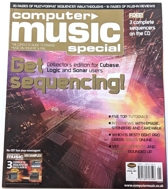 COMPUTER MUSIC MAGAZINE, Special 2001 Issue (No disc) £2.80 - PicClick UK