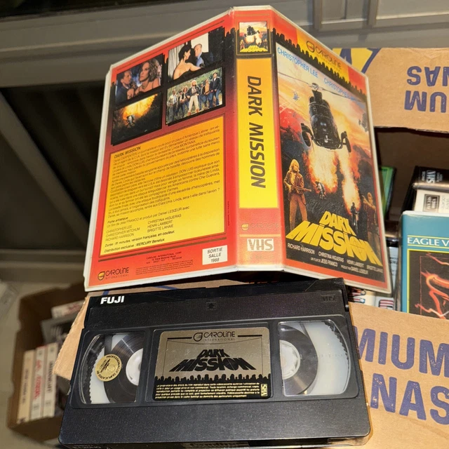 VHS RARE DARK Mission Jess Franco Action Harrisson EUR 15,00 - PicClick FR