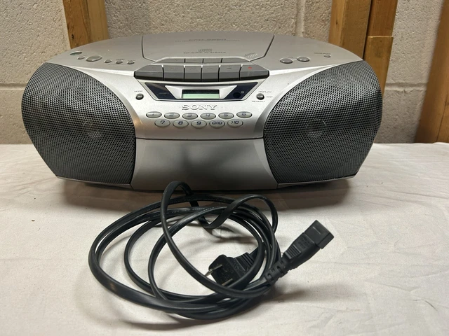 SONY CFD-S250 CD Radio Cassette-Corder Boombox~CD-R/RW Playback~Tested ...