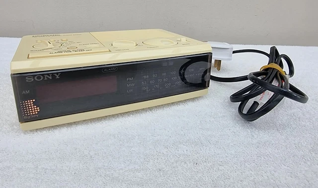 VINTAGE SONY DIGIMATIC ICF-C3L FM/MW/LW Digital Clock Radio Alarm ...