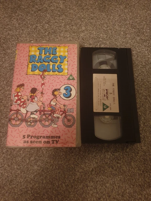 THE RAGGY DOLLS Vol 3 VHS Video Tape / TV Cartoon - Kids - Vintage £4. ...