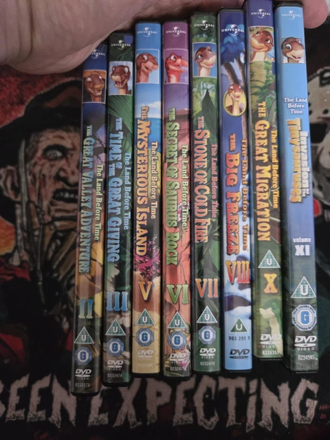 THE LAND BEFORE Time DVD Bundle X8 Children's Movies Region 2 PAL £8.26 ...