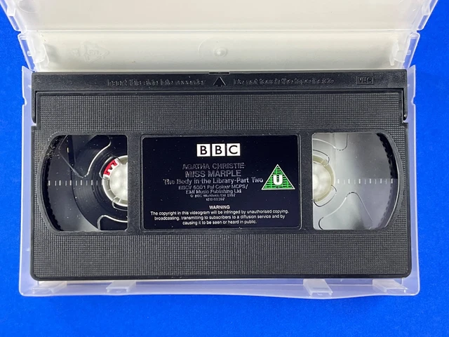 AGATHA CHRISTIE MISS Marple- the Body in the Library-Part Two VHS Video ...