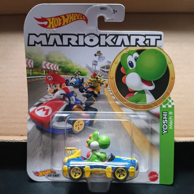 HOT WHEELS MARIO Kart Yoshi Mach 8 $7.01 - PicClick CA
