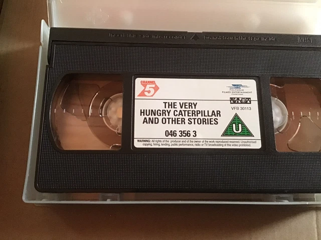 THE VERY HUNGRY Caterpillar and other stories By Eric Carle VHS Cassette £6.50 - PicClick UK