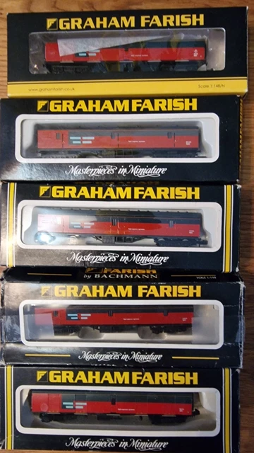 GRAHAM FARISH N Gauge Rail Express Sytems RES mk1 x 5 £130.68 - PicClick UK