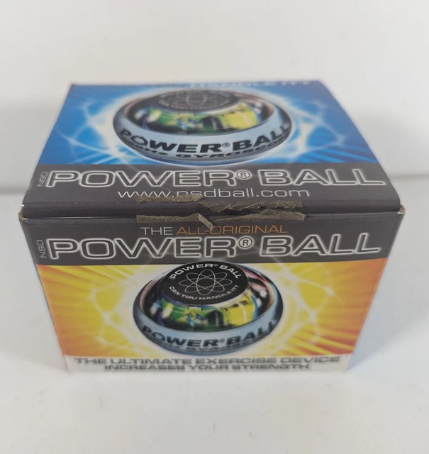 NSD POWER BALL Neon Blue Pro Gyroscope Hand Arm Trainer Therapy Sports ...