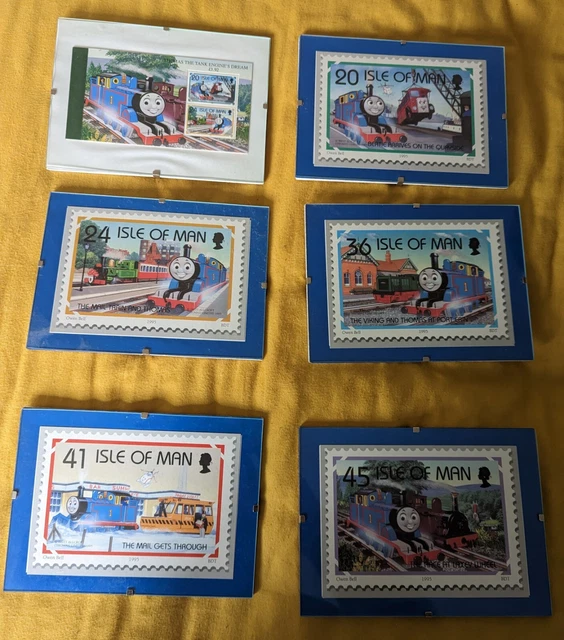 THOMAS THE TANK Engine Isle of Man Postcards Stamps £2.00 - PicClick UK